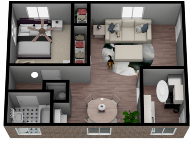 1 - 3 Bed Apartments - Check Availability | The Oaks at Anderson