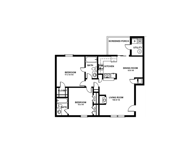 1 - 2 Bed Apartments - Check Availability | Meadows Apartments