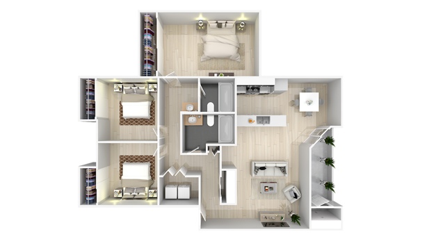 1 - 3 Bed Apartments - Check Availability | Ashley Terrace