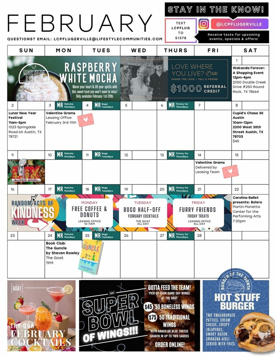 Review Our Floor Plans | LC Pflugerville Apartments in TX