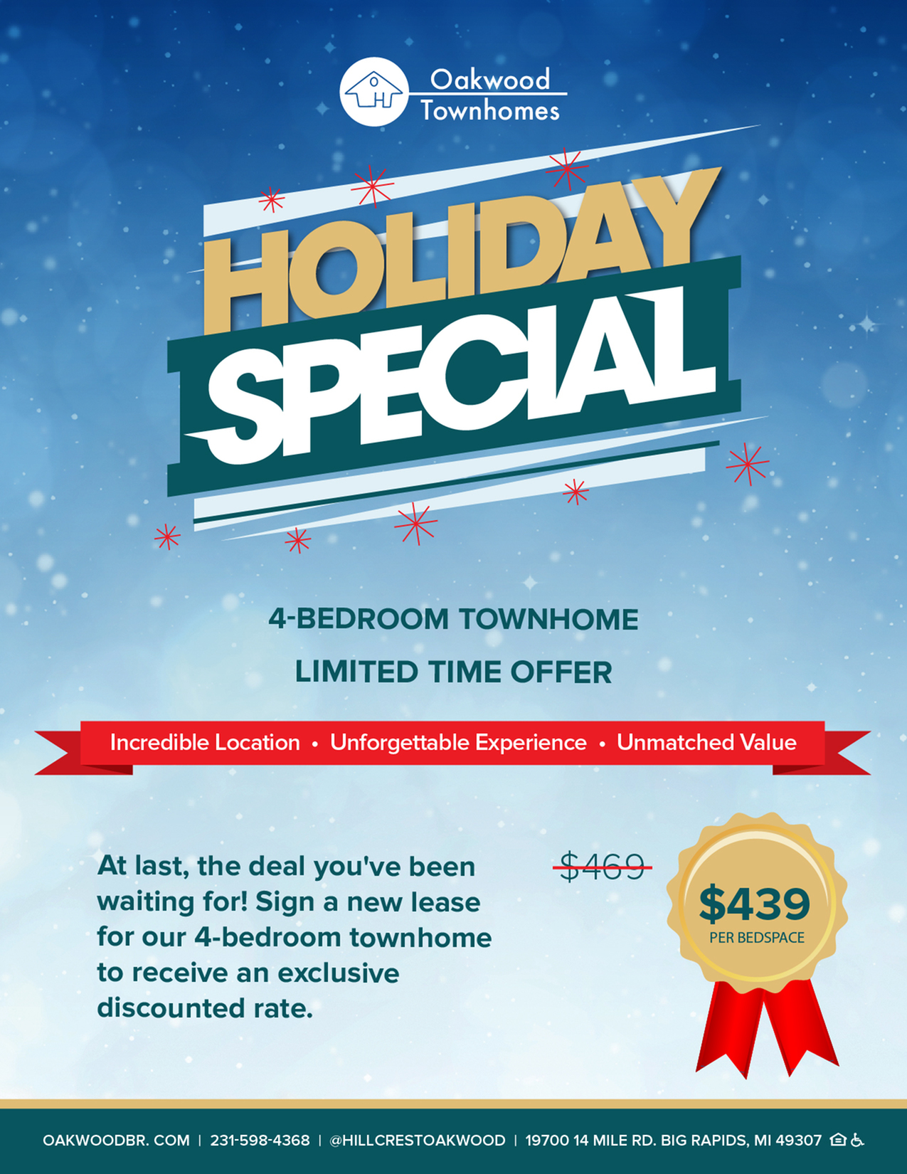 Townhome Rate Special | Limited Time Offer