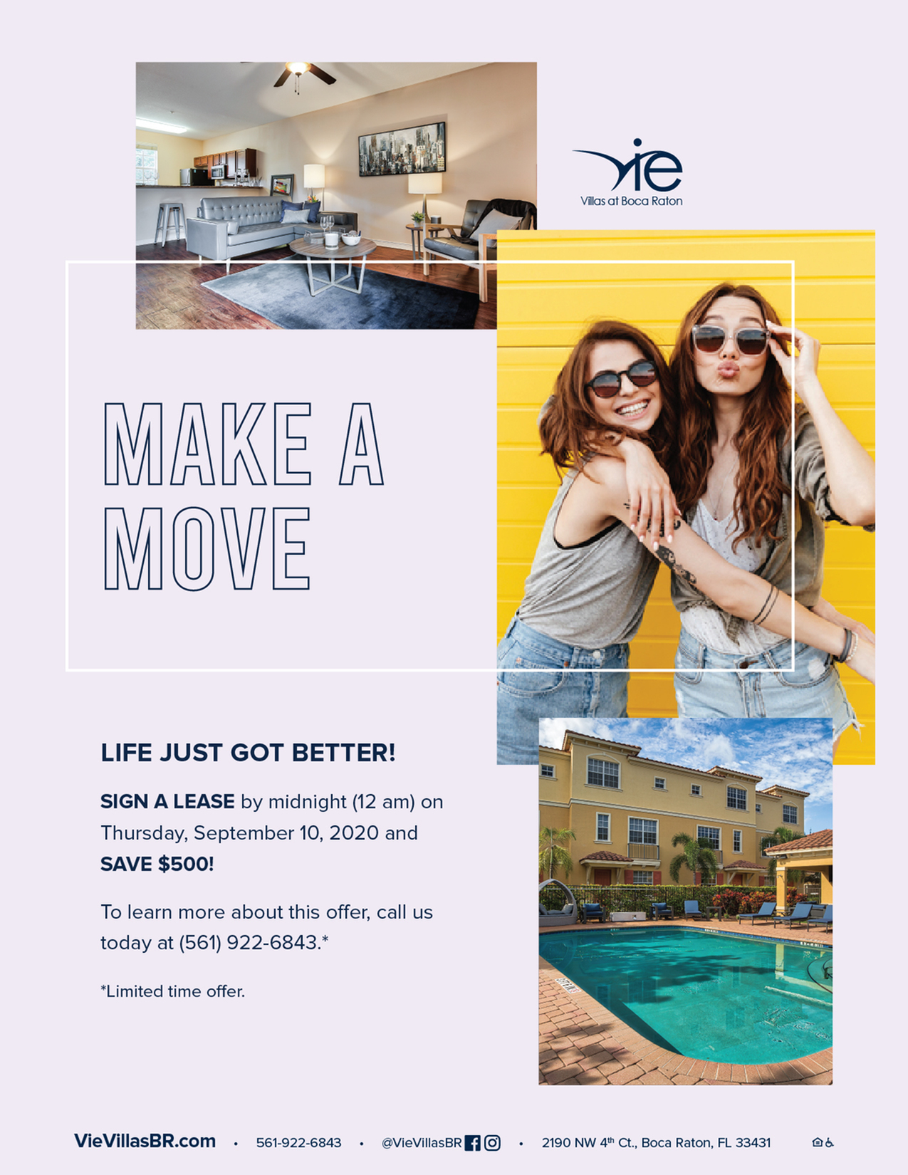EXTENDED! Make Your Move! Save $500 When You Lease Right Now