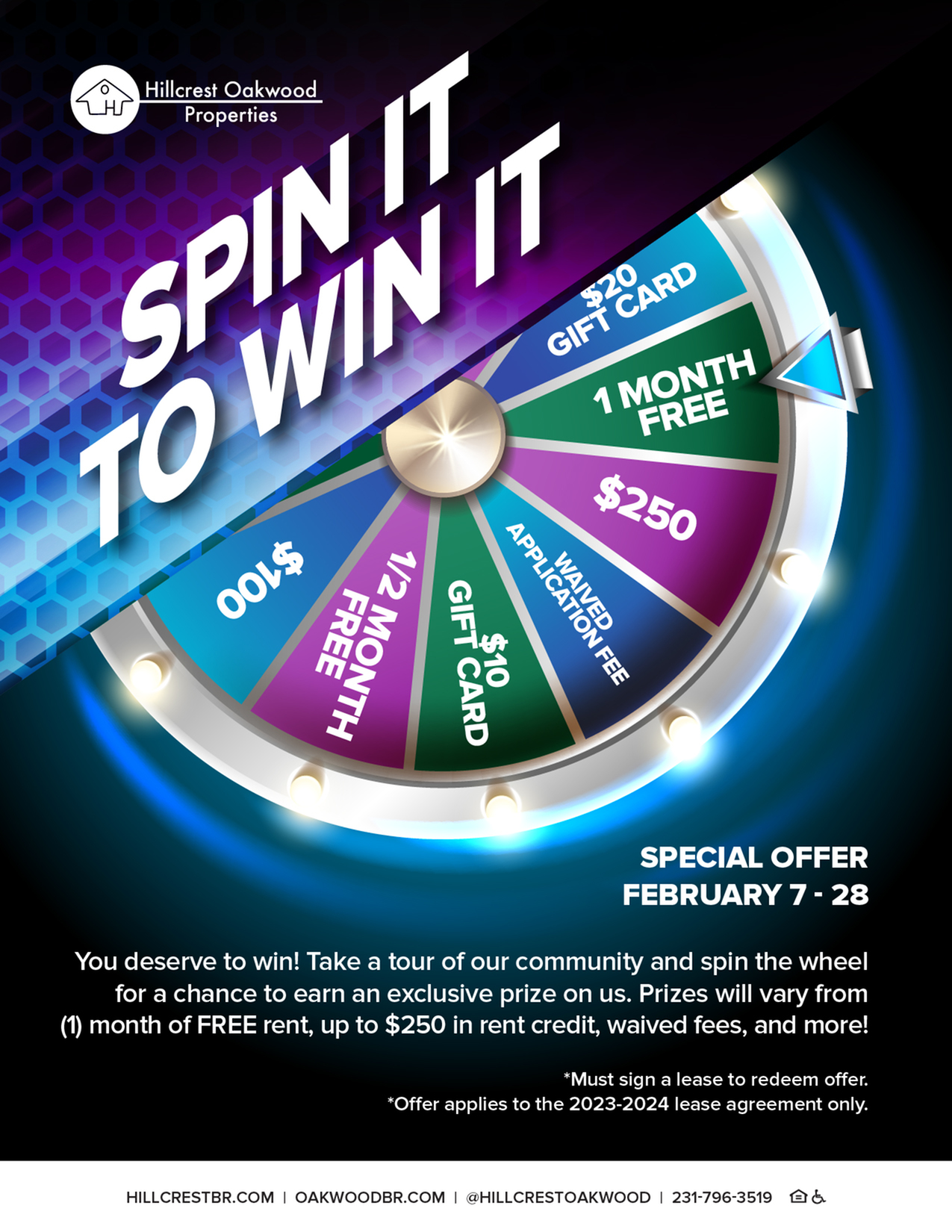Special Offer: Spin It To Win It