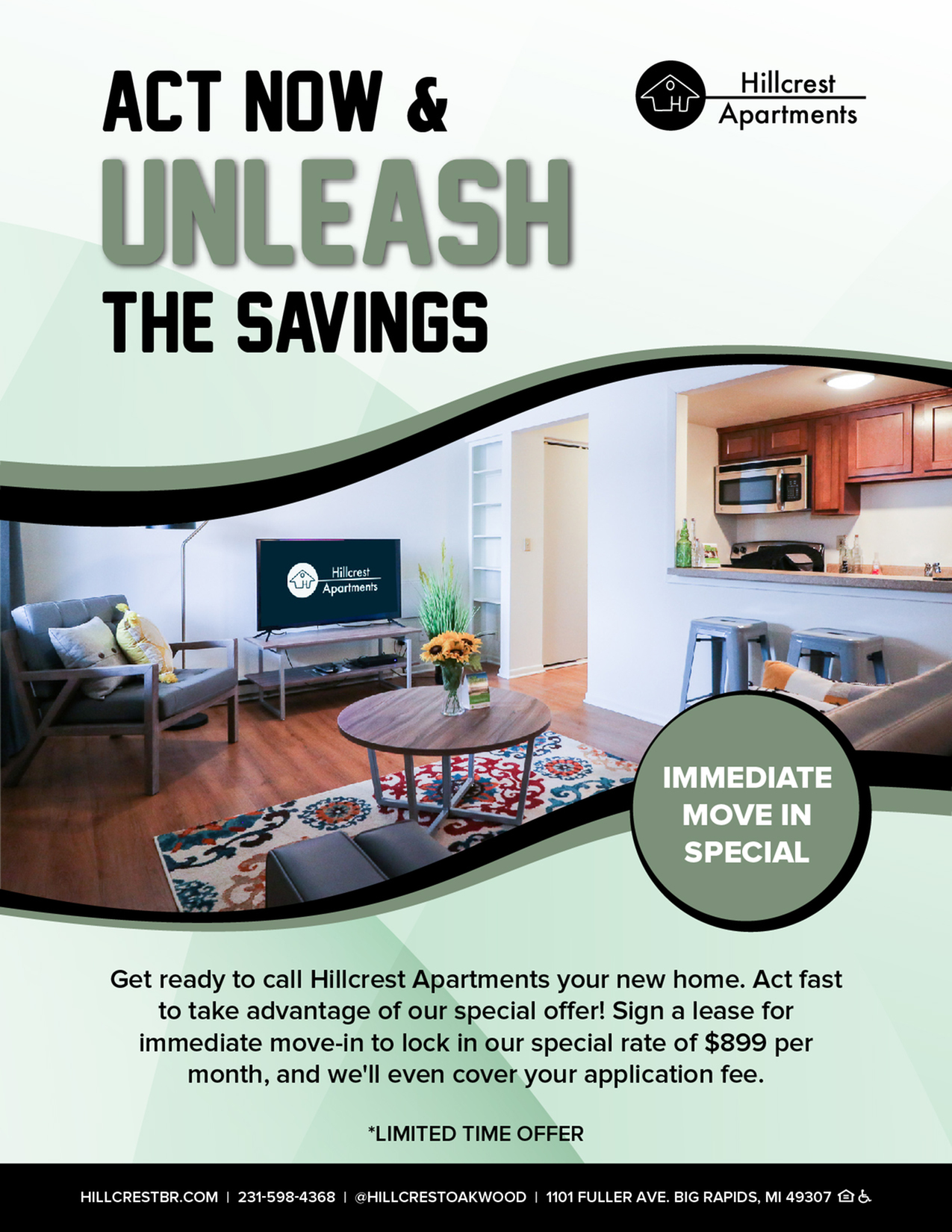 SPECIAL RATE OF $899