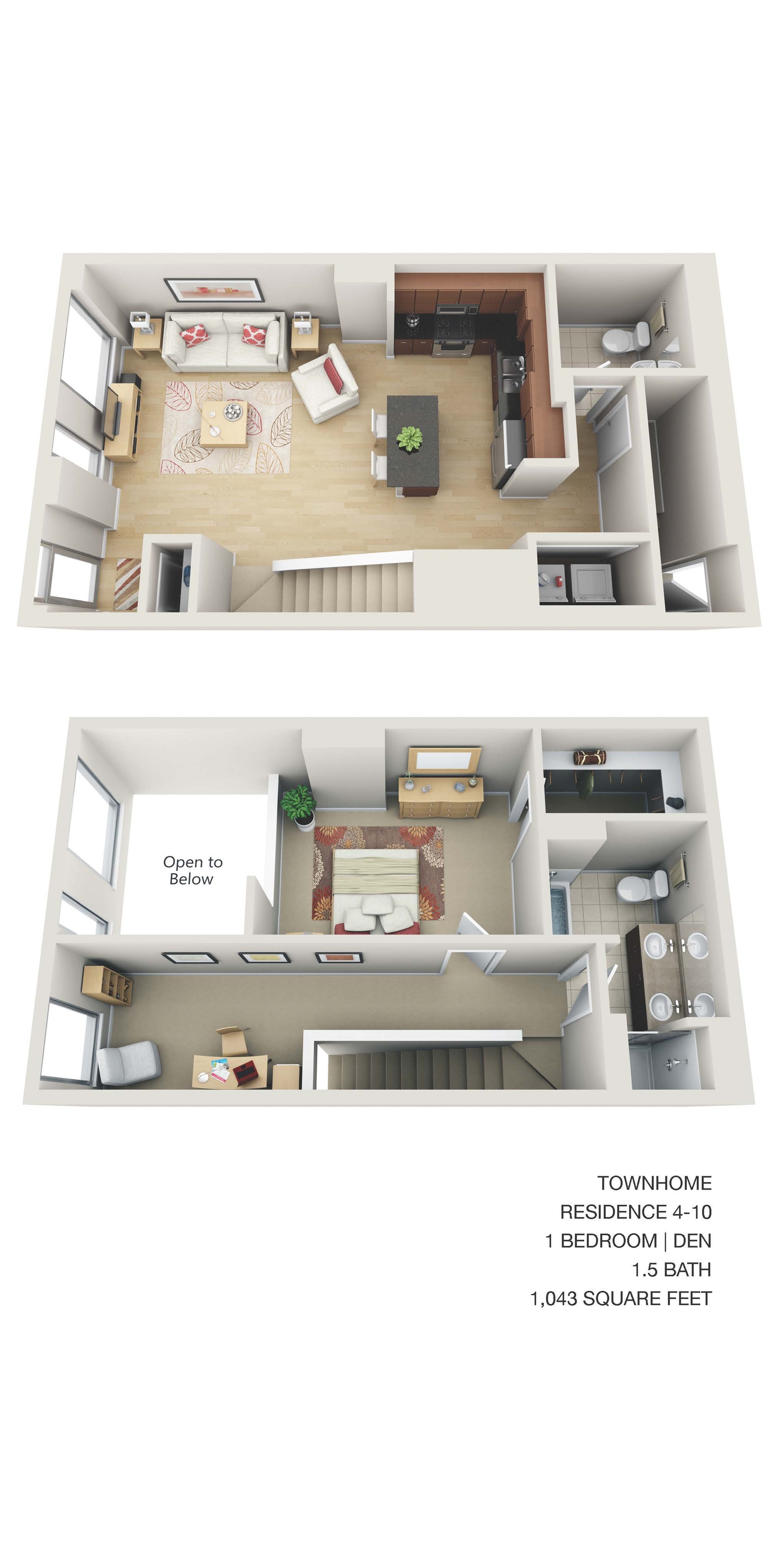 TH1 | 1 Bed Apartment | Park Lafayette Towers