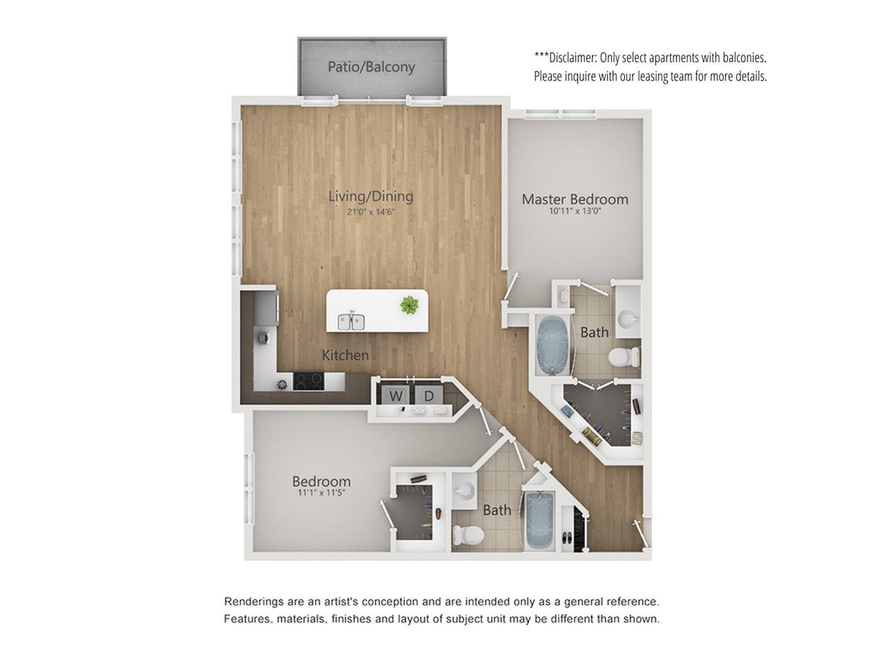 Paramount 2 Bed Apartment Melrose Apartments