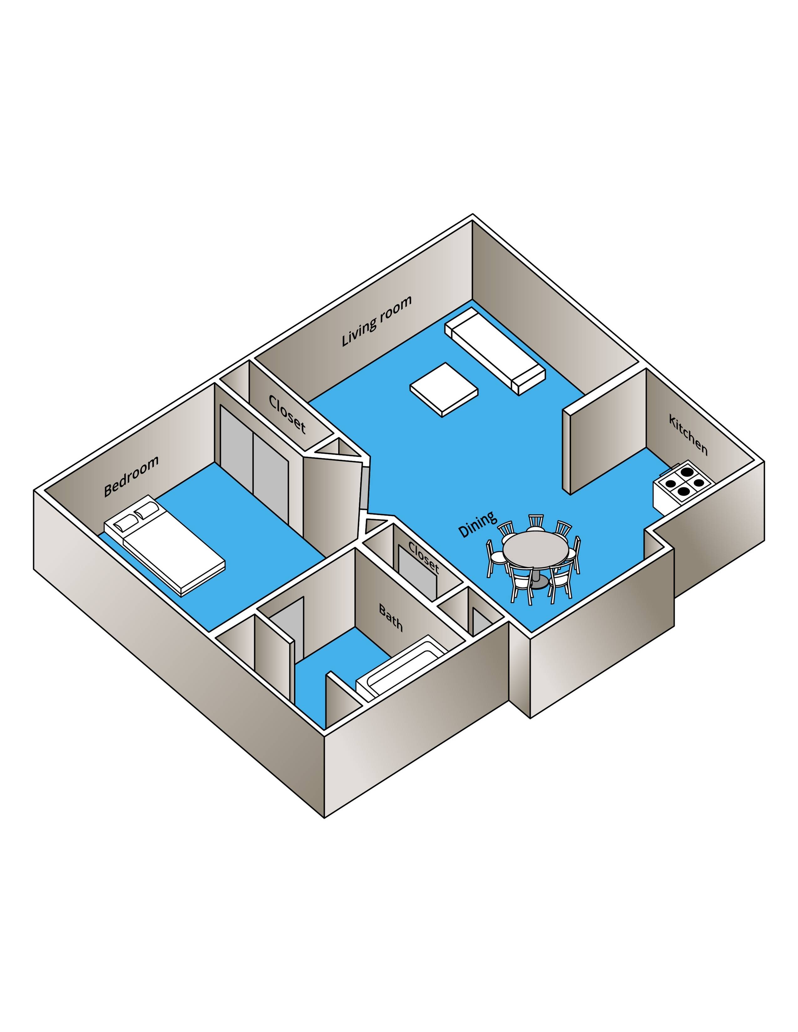 1 - 2 Bed Apartments - Check Availability | Savannah House of Moore