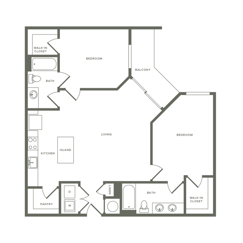 B01 | 2 Bed Apartment | Modera Edgewater