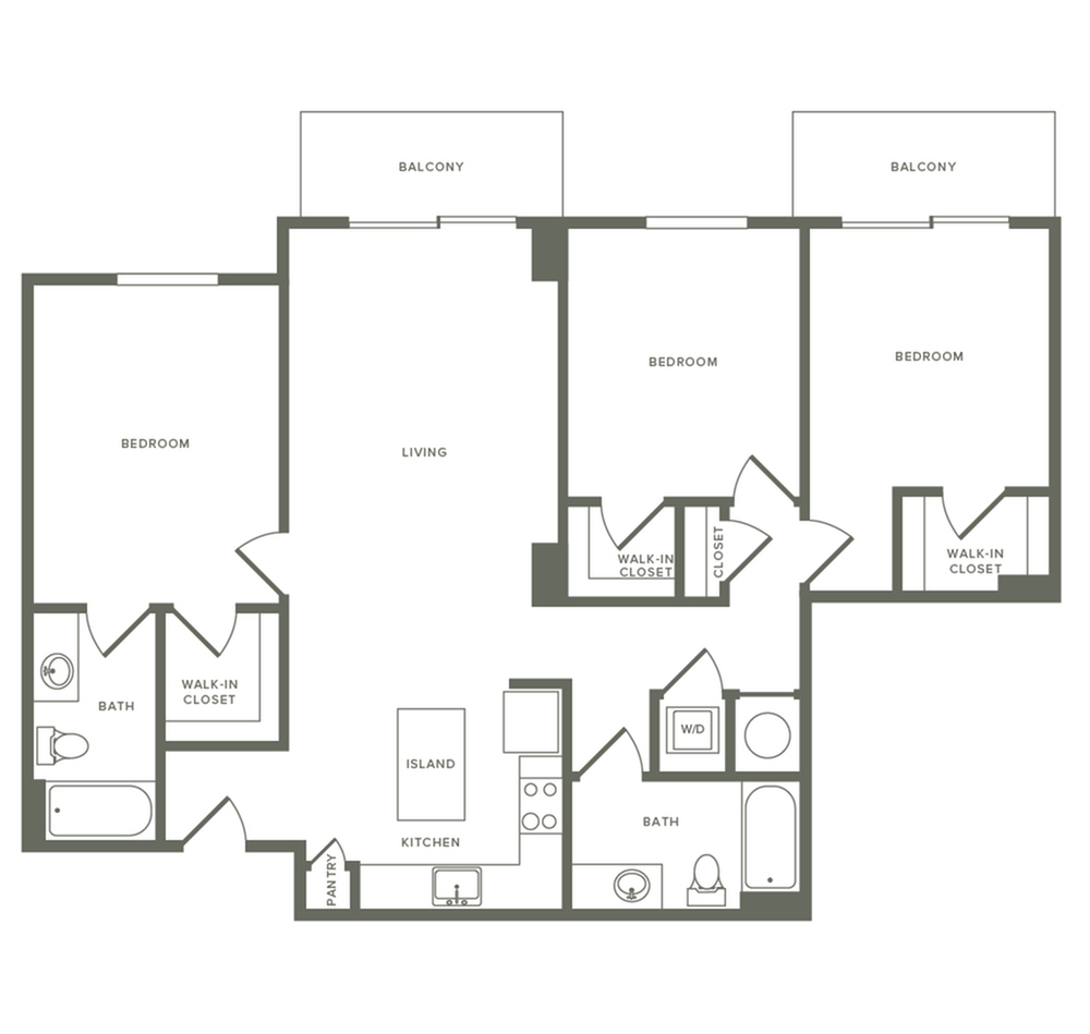 C02 | 3 Bed Apartment | Modera Edgewater