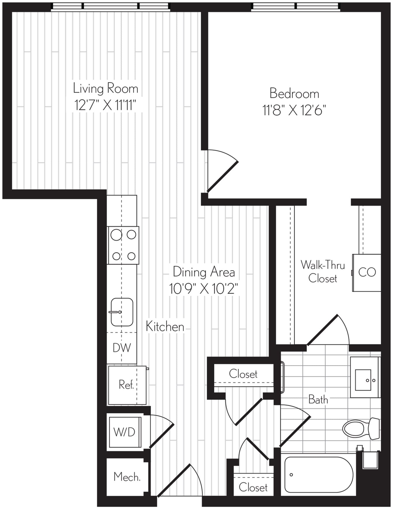 A07 | 1 Bed Apartment | Axis
