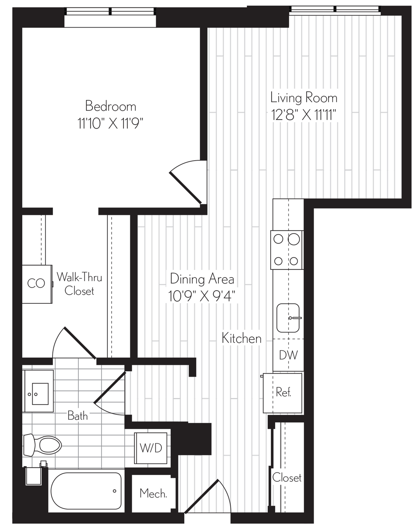 A07 | 1 Bed Apartment | Axis
