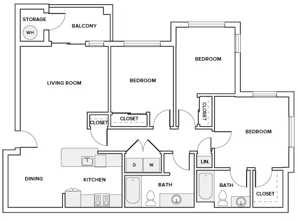 C01 | 3 Bed Apartment | Modera Lacey