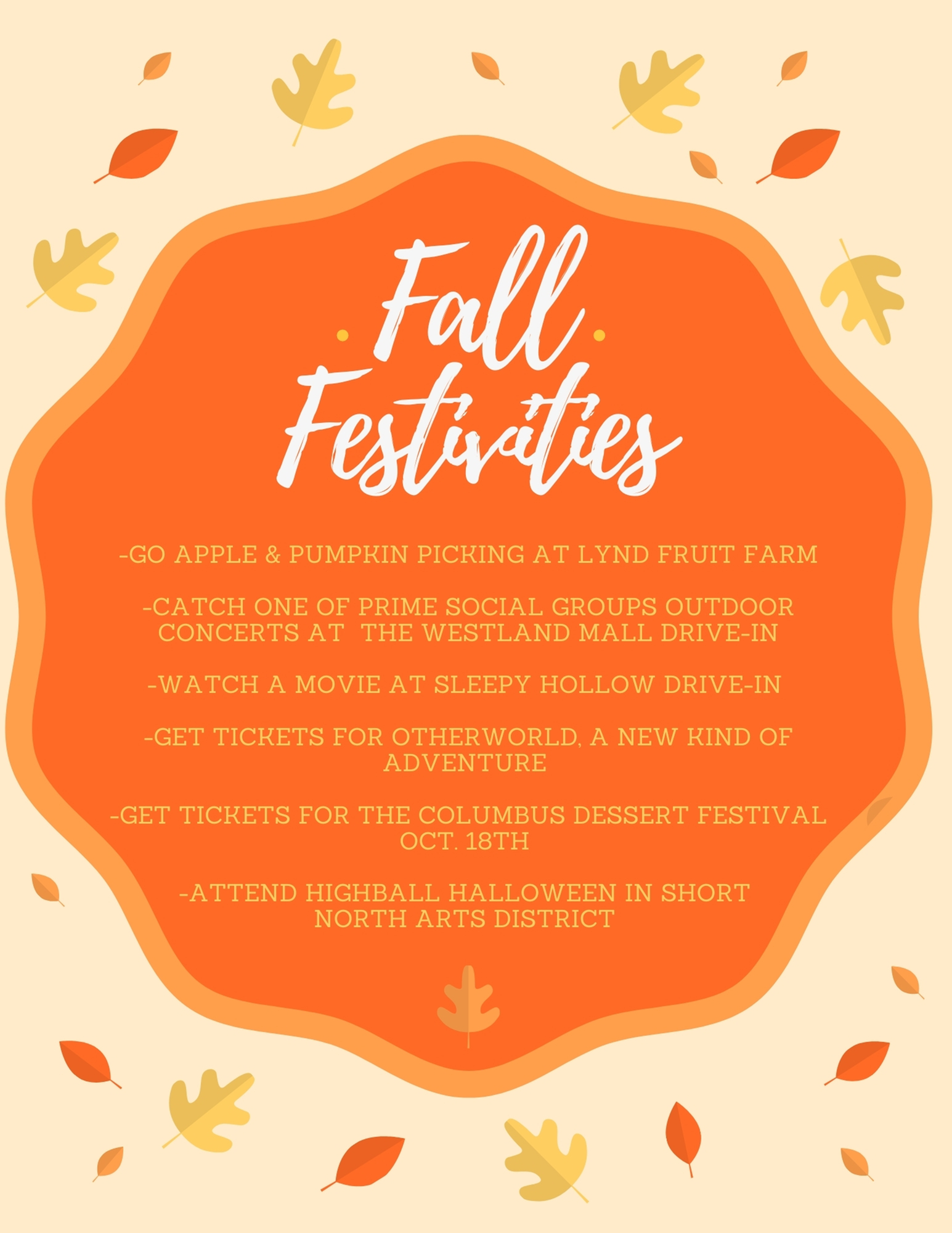 Fall Festivities In & Around Columbus