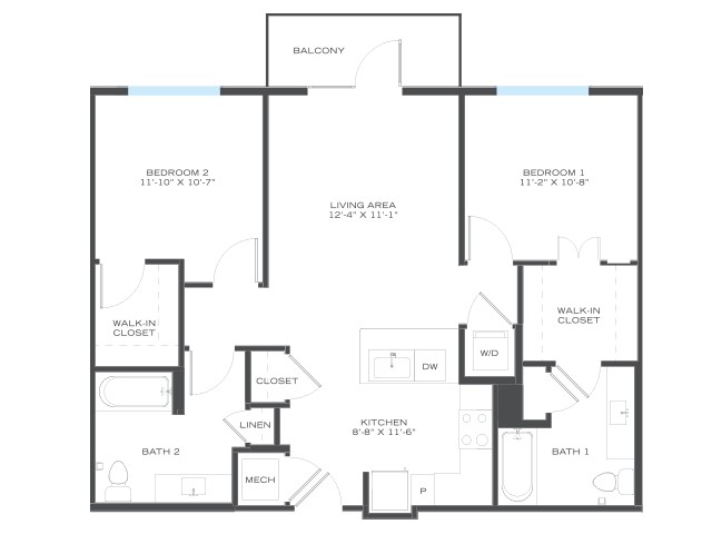 Studio - 2 Bed Apartments - Check Availability | Hite & Notch Apartments