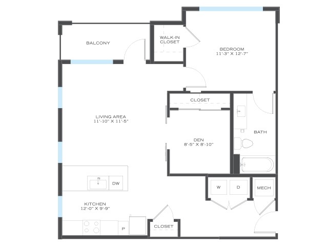 Studio - 2 Bed Apartments - Check Availability | Hite & Notch Apartments
