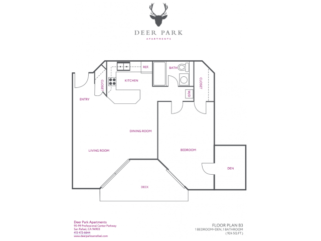 Studio - 3 Bed Apartments - Check Availability | Deer Park Apartments