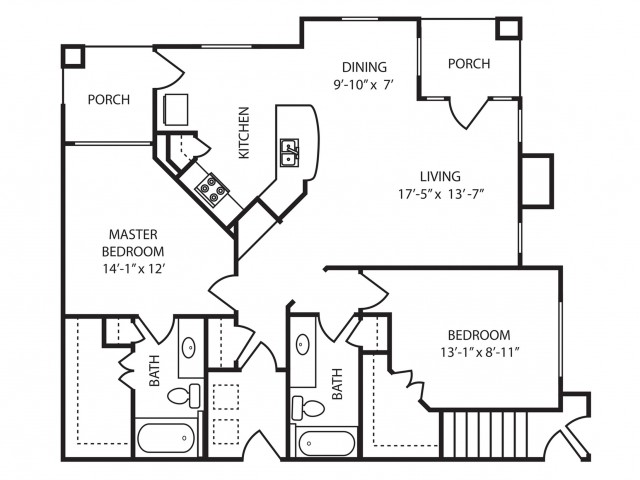 1 - 3 Bed Apartments - Check Availability | The Reserve at Sandstone ...