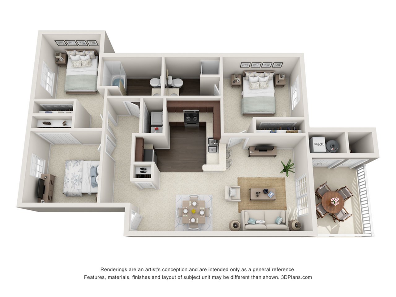 1 - 3 Bed Apartments - Check Availability | Timberview