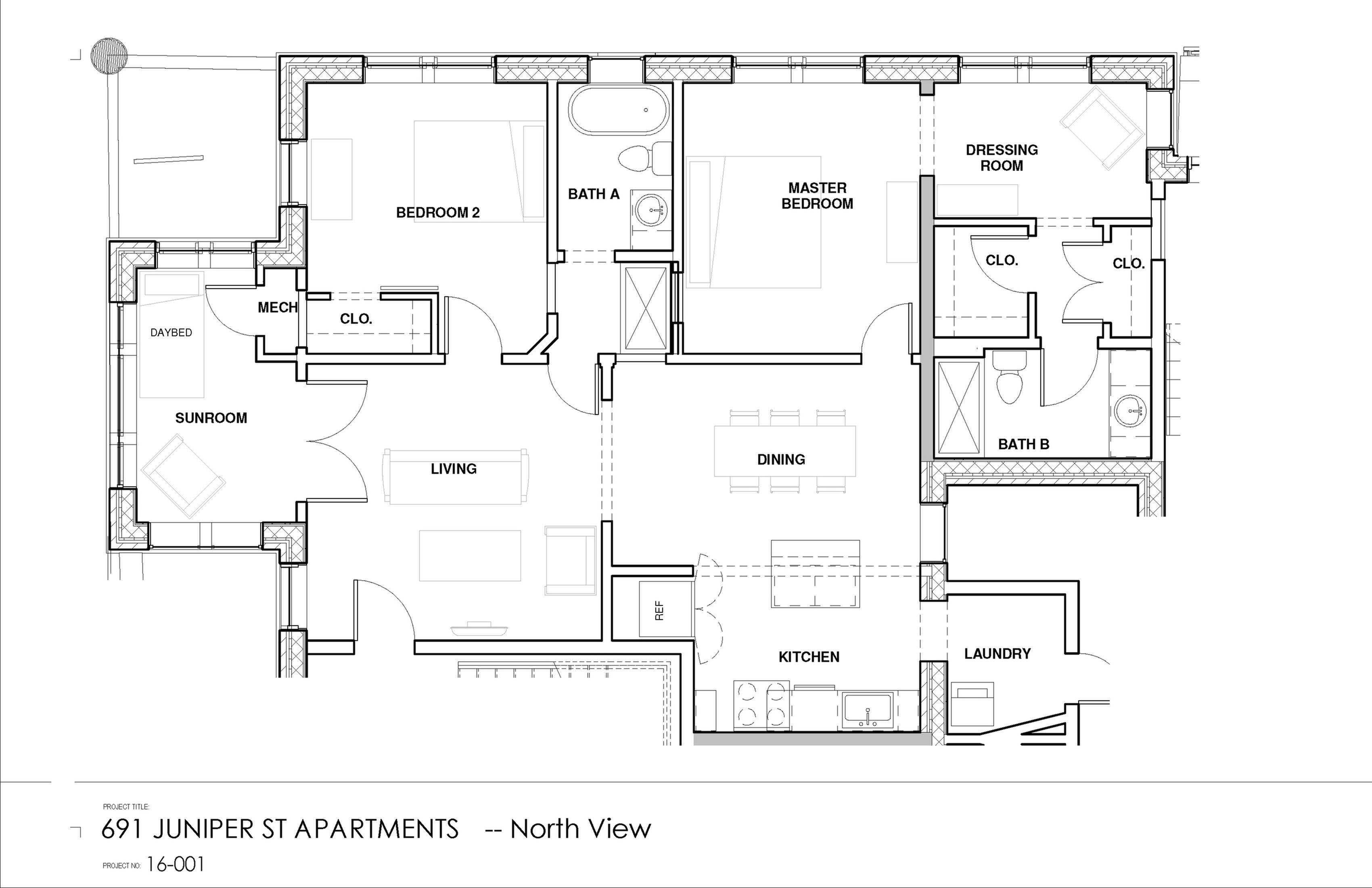 1 - 3 Bed Apartments - Check Availability | 691 Juniper Apartments