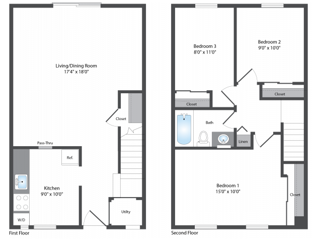 2 - 3 Bed Apartments - Check Availability | Harbor Estates
