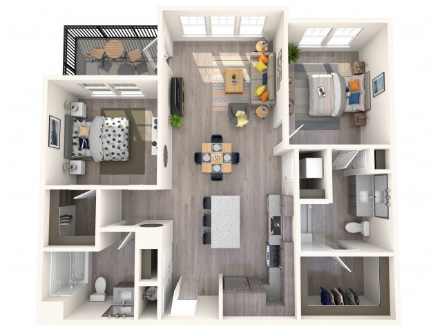 Iconic | 2 Bed Apartment | The Point at 3 North