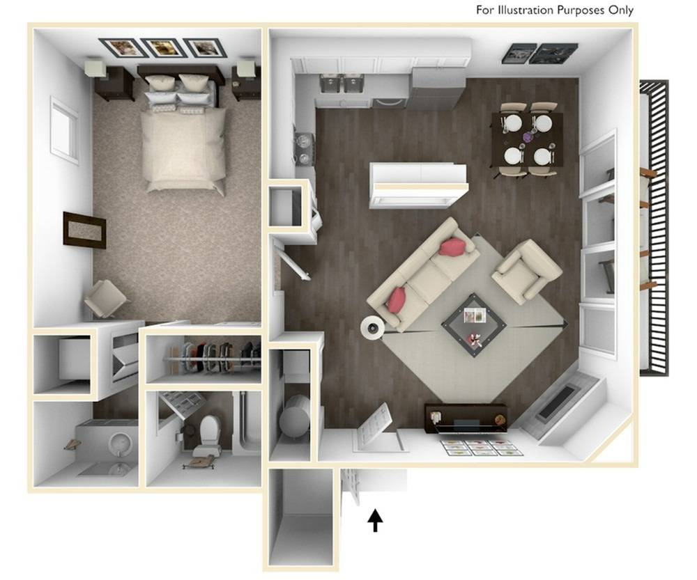 A1R | 1 Bed Apartment | Barringer Square