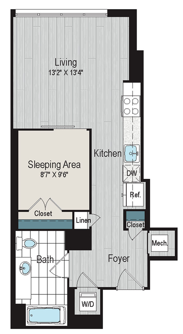 SD-1b Type A | Studio | Meridian on First