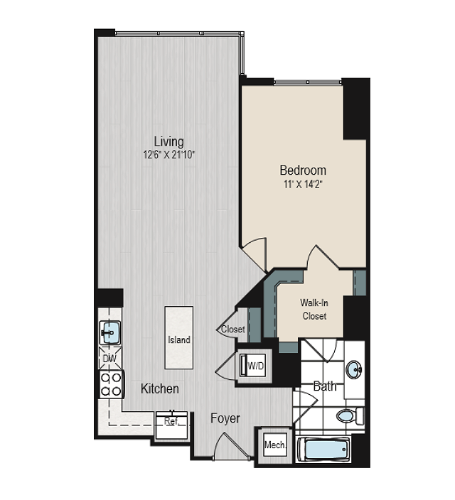 Studio - 2 Bed Apartments - Check Availability | Meridian on First