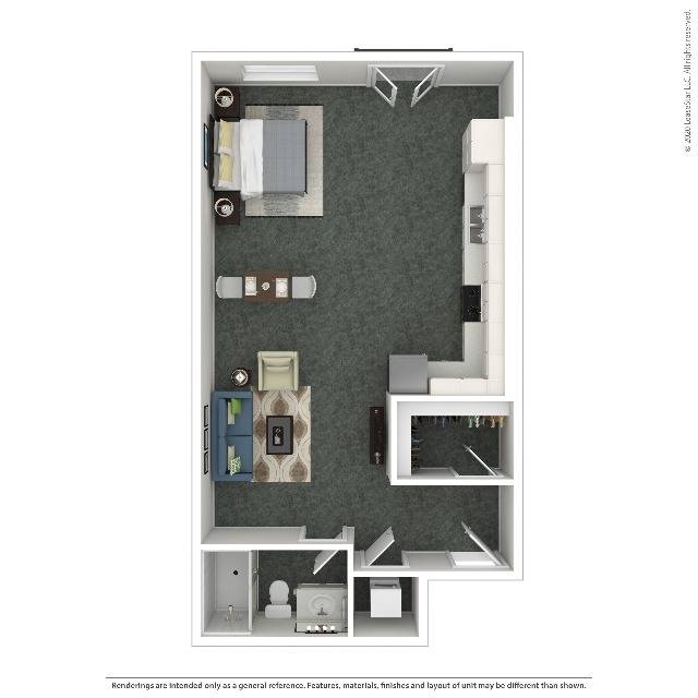 Studio - 3 Bed Apartments - Check Availability | Lofts on Haw River