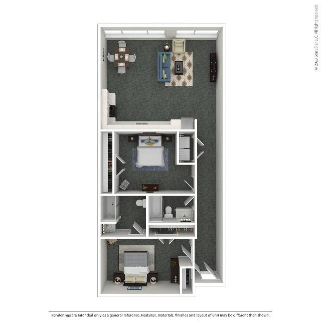 Studio - 3 Bed Apartments - Check Availability | Lofts on Haw River