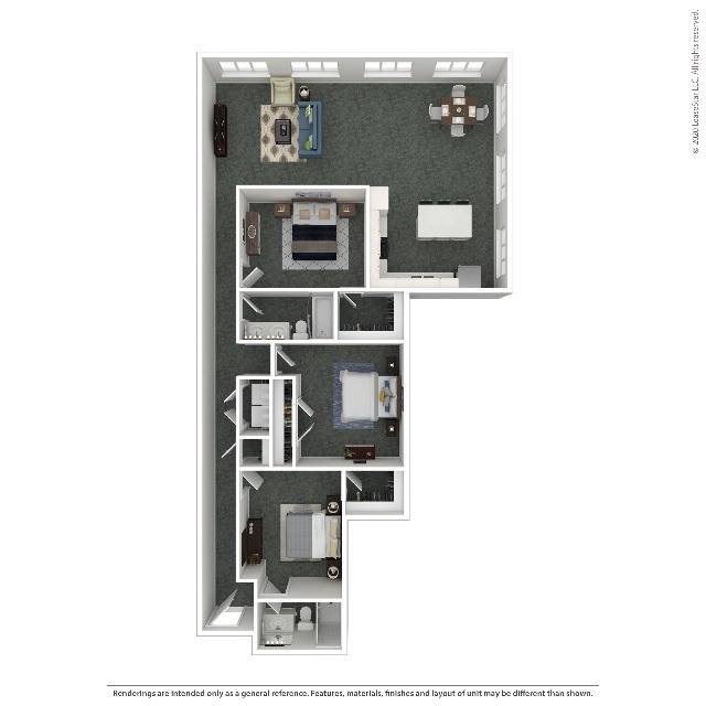 Studio - 3 Bed Apartments - Check Availability | Lofts on Haw River