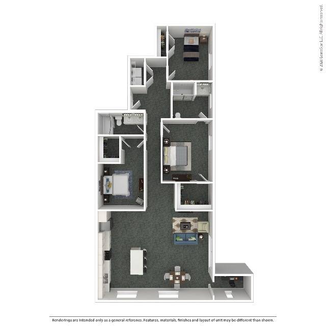 Studio - 3 Bed Apartments - Check Availability | Lofts on Haw River
