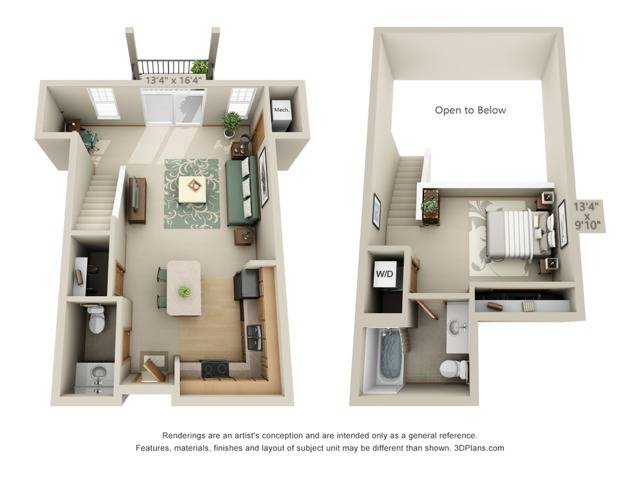 Crane | 1 Bed Apartment | Aspen Hill