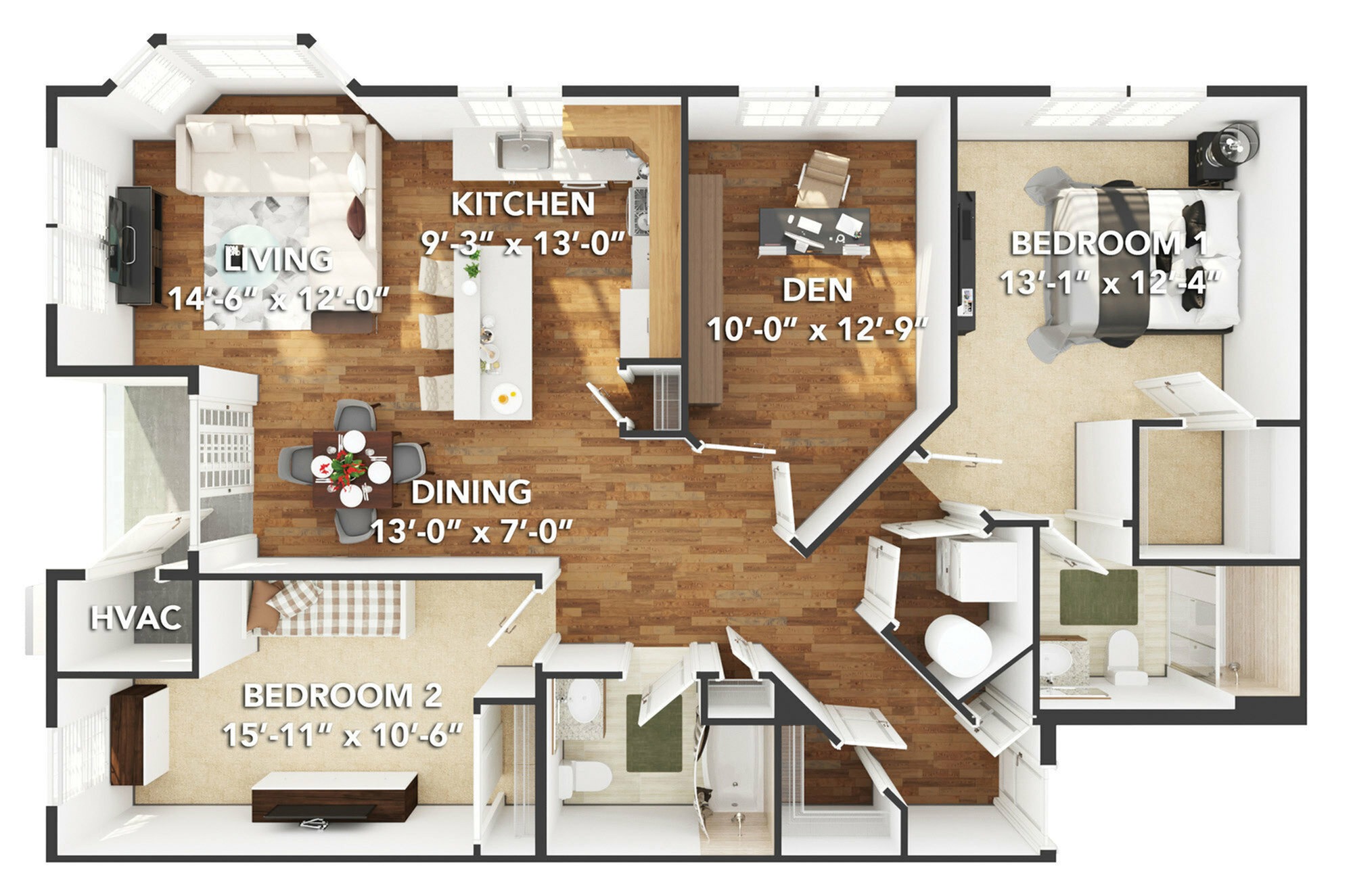 1 - 2 Bed Apartments - Check Availability | Camelot at Marlboro