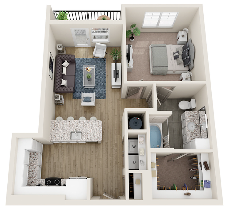 A4 1 Bed Apartment Inspire Brunswick Forest 55 Active Adult Commun