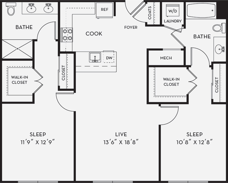 Halstead Salem Station Dynamic Apartment Floorplans
