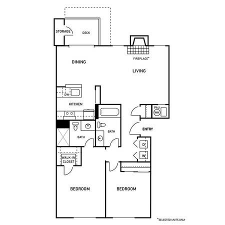 Sutter Station Floor Plans | One Bedroom, Two Bedroom Apartments ...