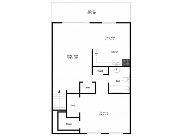 1bd | 1 Bed Apartment | The Birches