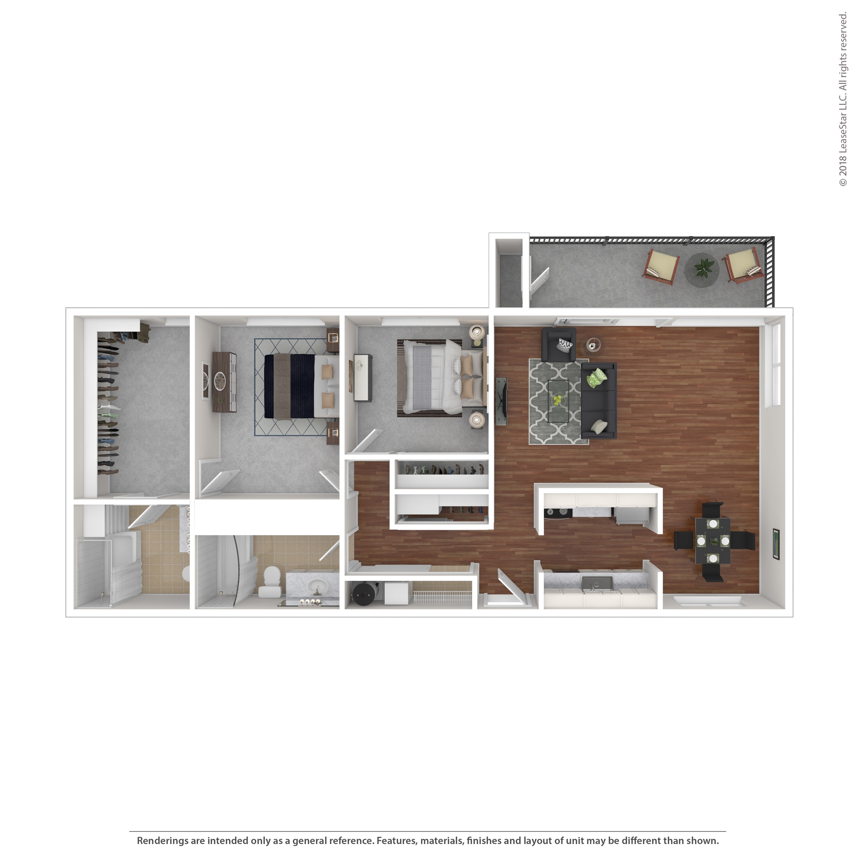 Two Bedroom, Two Bath | 2 Bed Apartment | Park 433