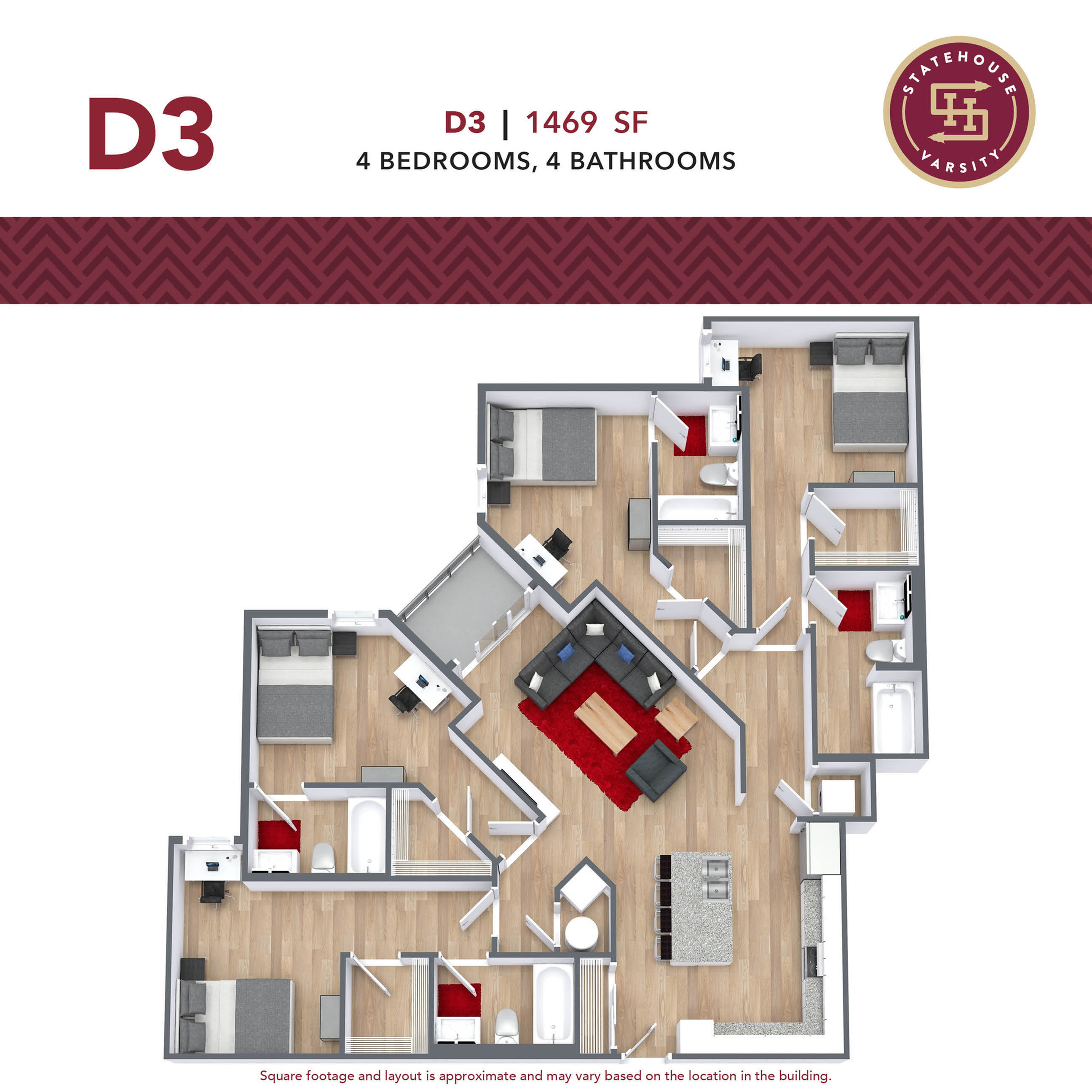 StateHouse Varsity Apartment Rentals