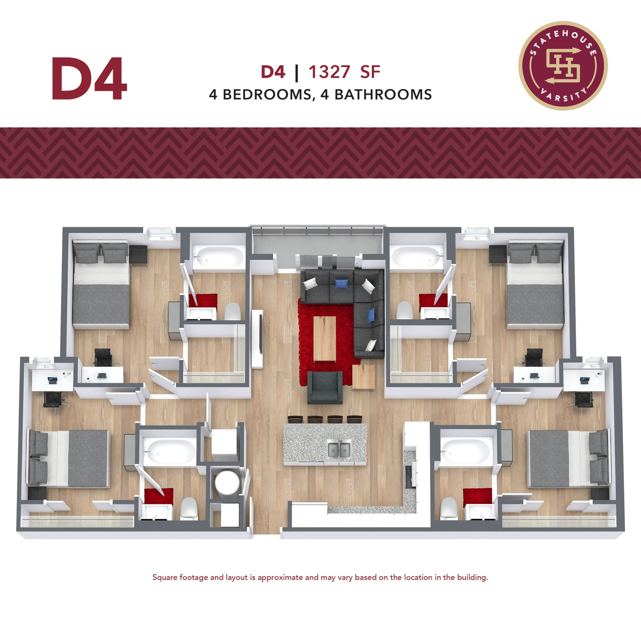StateHouse Varsity Apartment Rentals