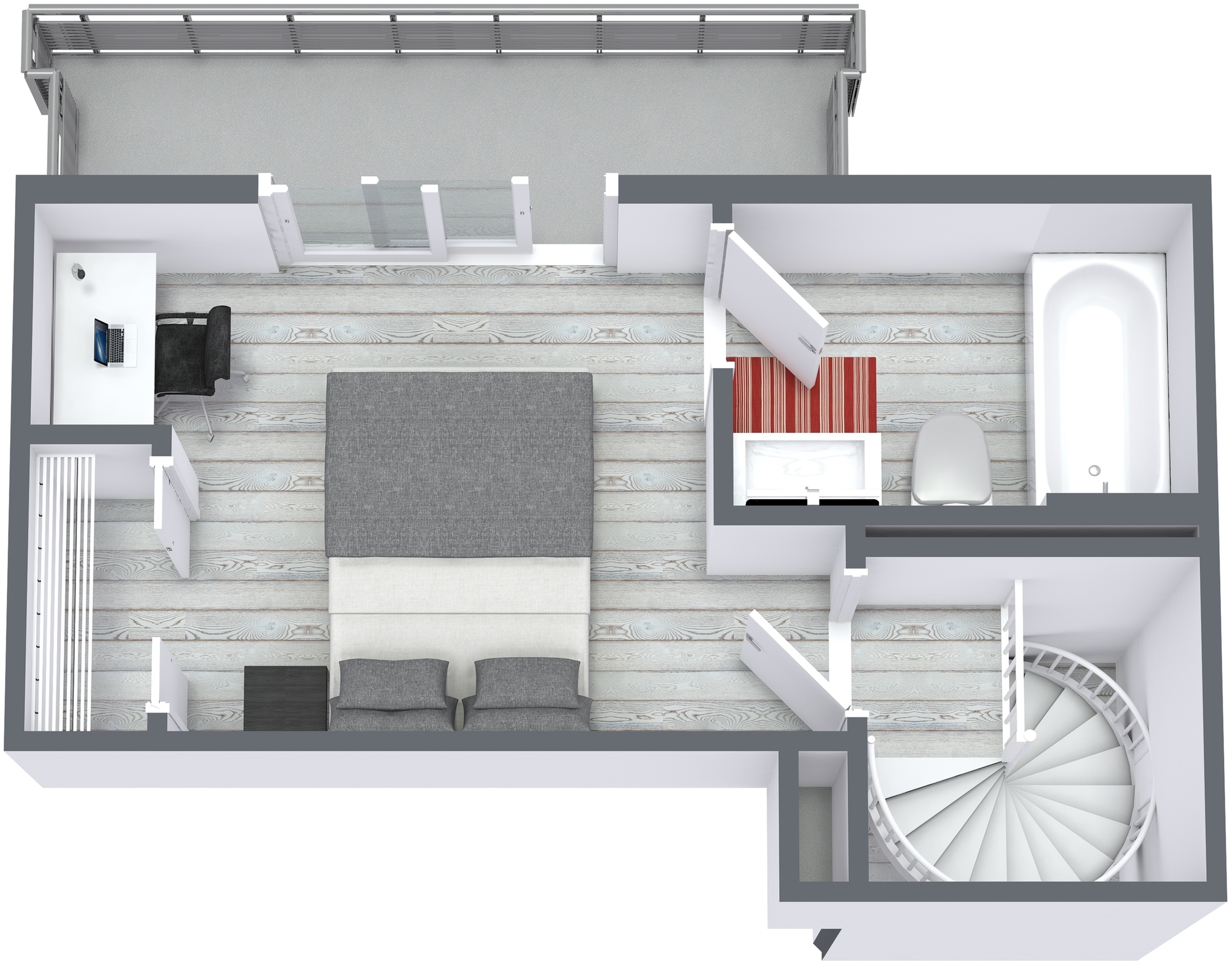 6x6 E1-M | 6 Bed Apartment | StateHouse Arena