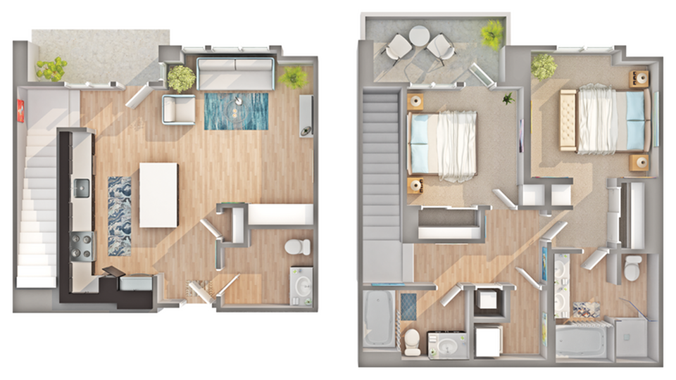 TH2 | 2 Bed Apartment | Arrive Wakaba