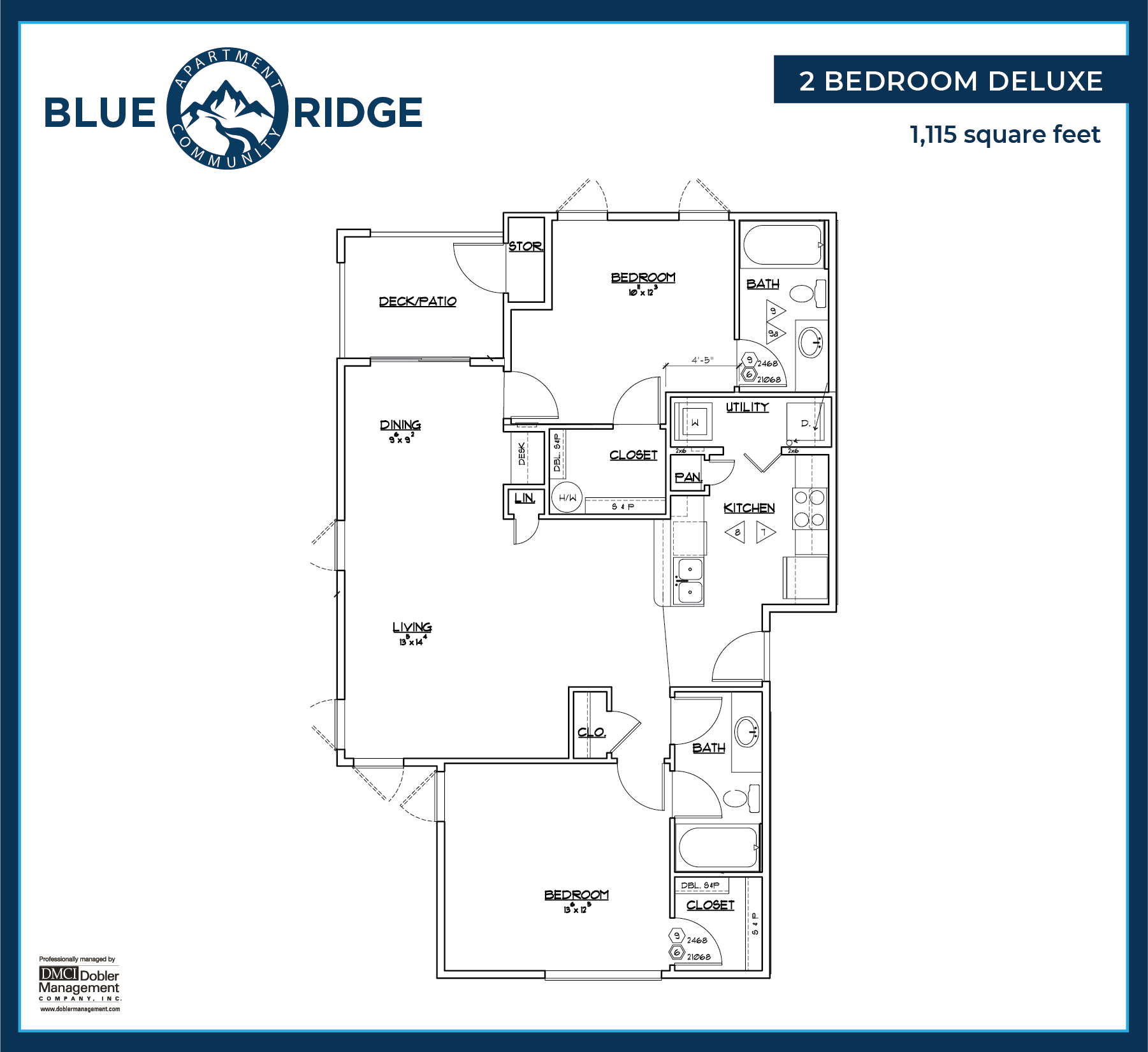 Studio - 2 Bed Apartments - Check Availability | Blue Ridge Apartments