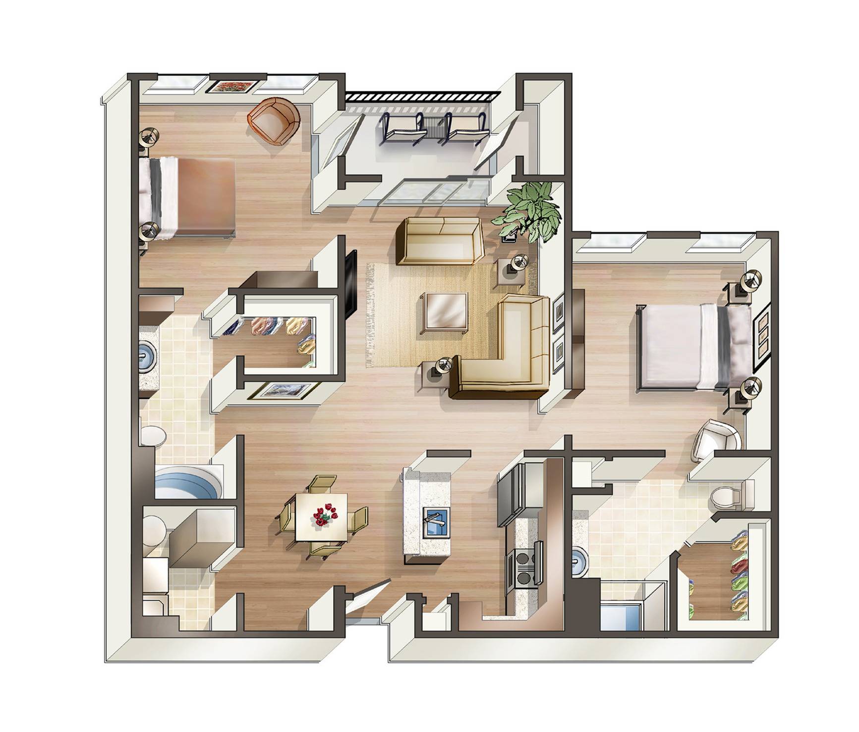 B1r | 2 Bed Apartment | One Boynton