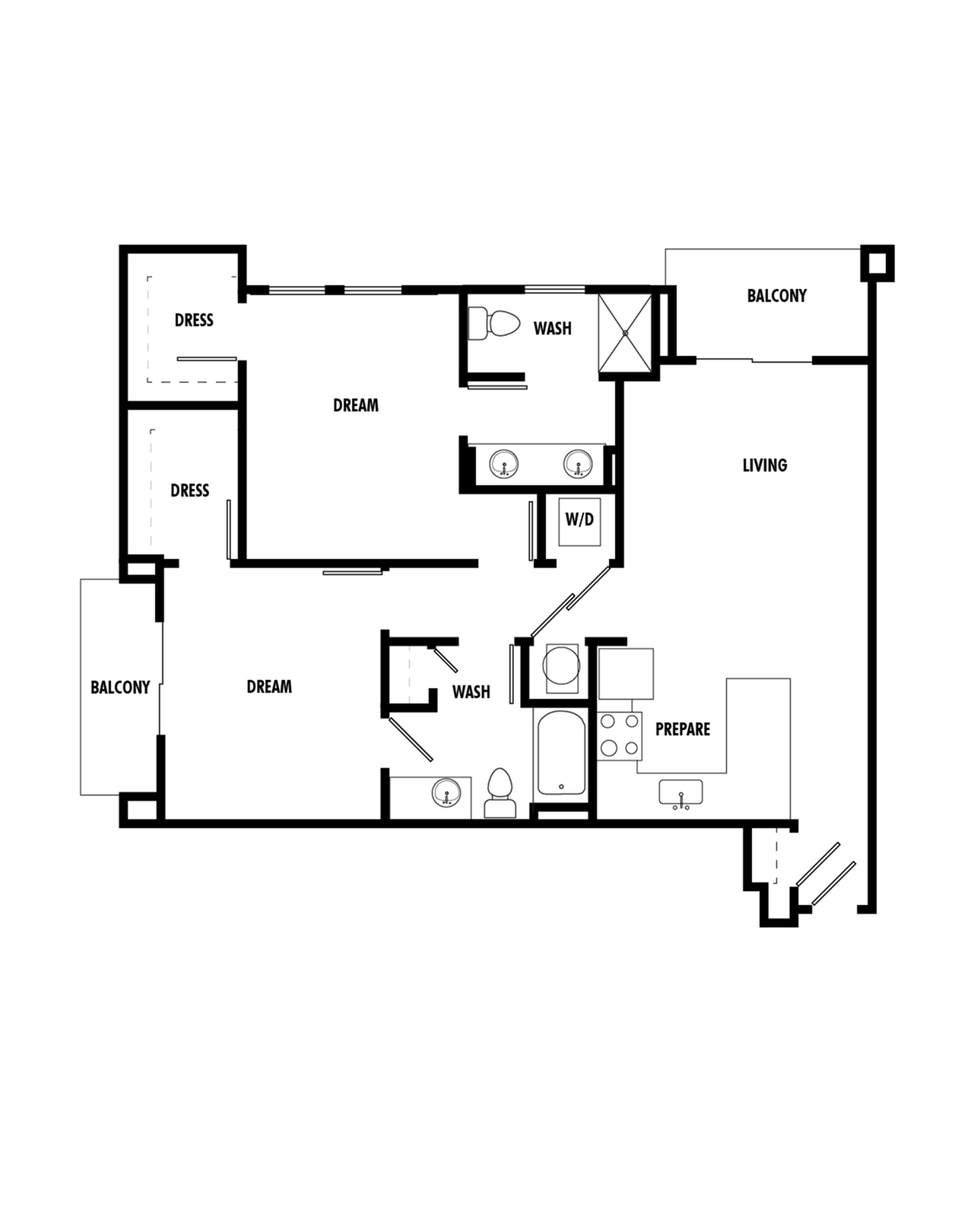 B05 | 2 Bed Apartment | Spectrum on Spring
